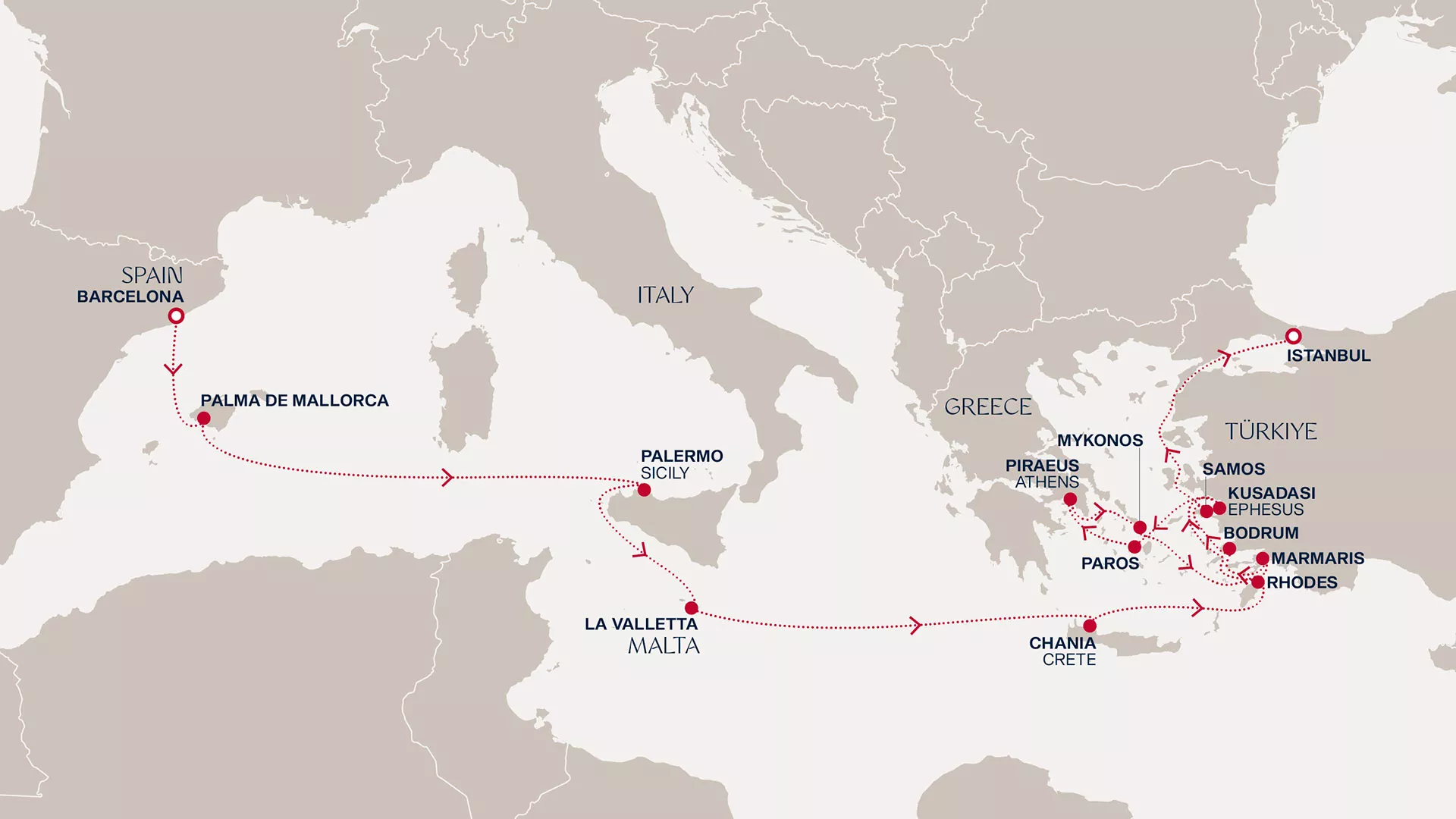 An Extended Journey of Myths and Mesmerising Mediterranean Islands