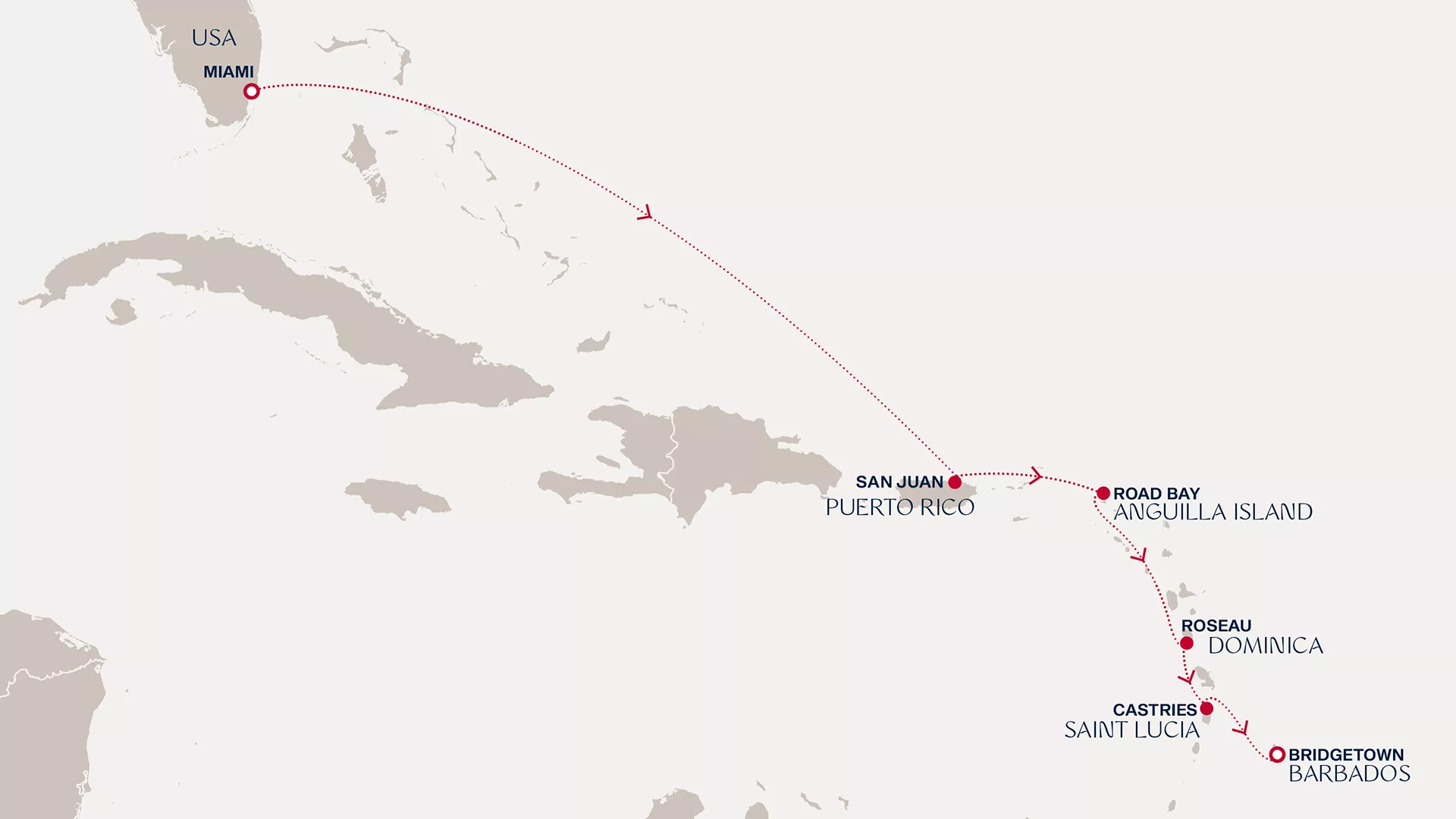 A Journey Taking an Ambrosial Arc of the Lesser Antilles